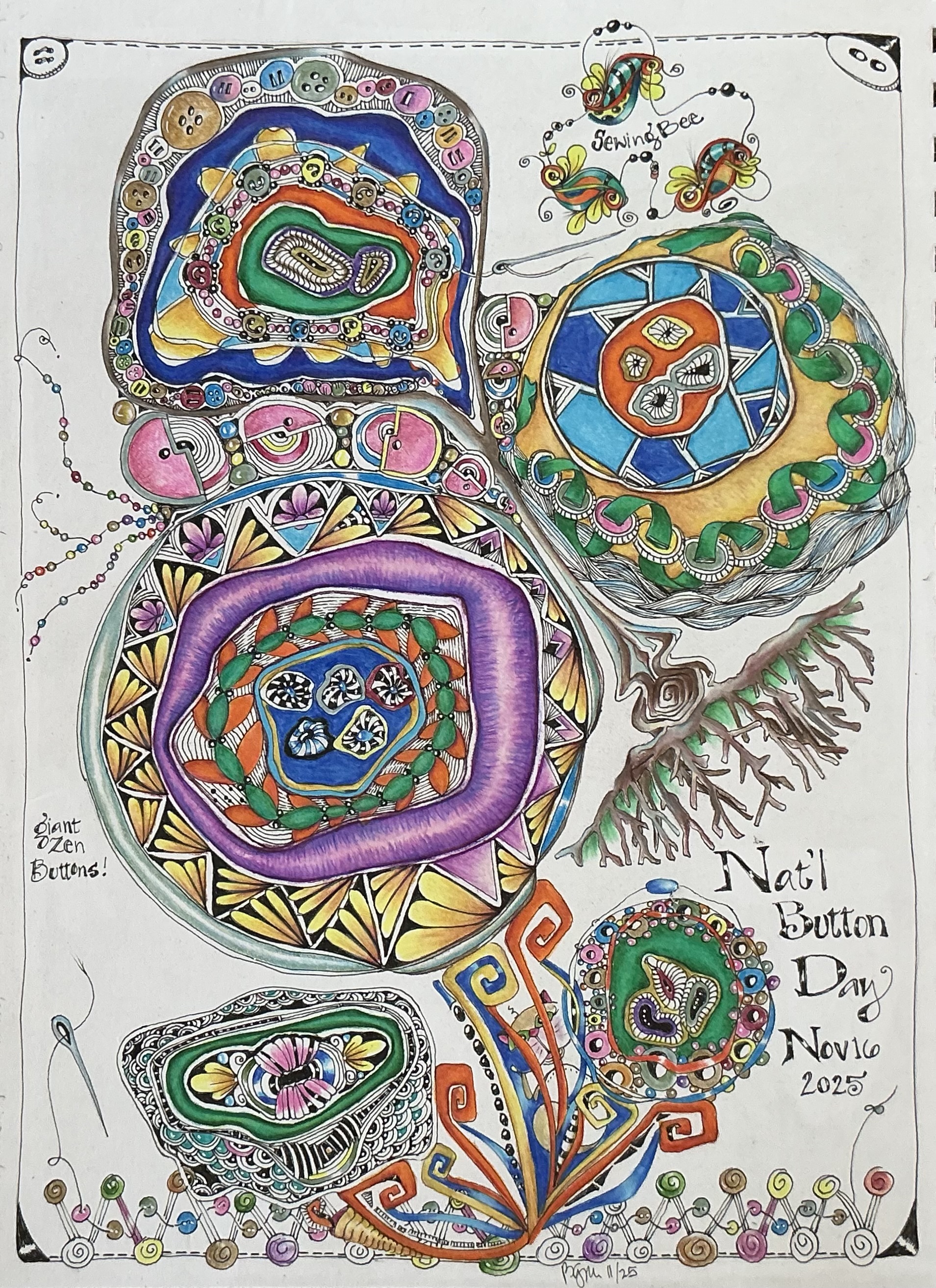 National Button Day – a curious nature